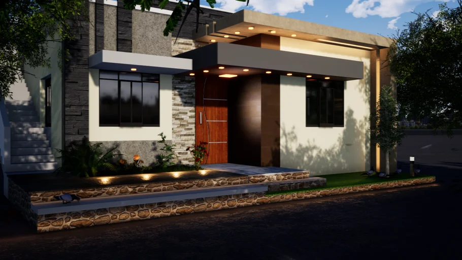 Ground floor exterior design | 3D Warehouse