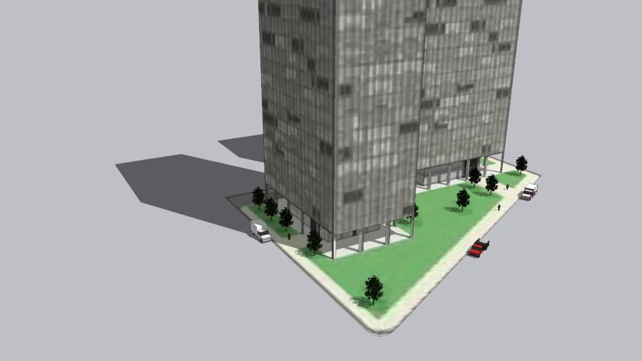 860 Lake shore drive building | 3D Warehouse