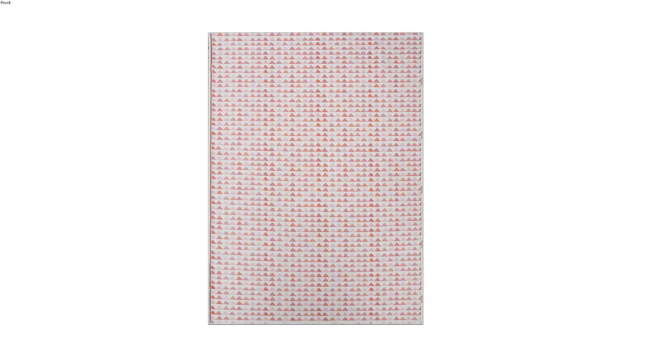 TECIDO ESTAPAADO TRIÂNGULO AQUARELA ROSA | 3D Warehouse