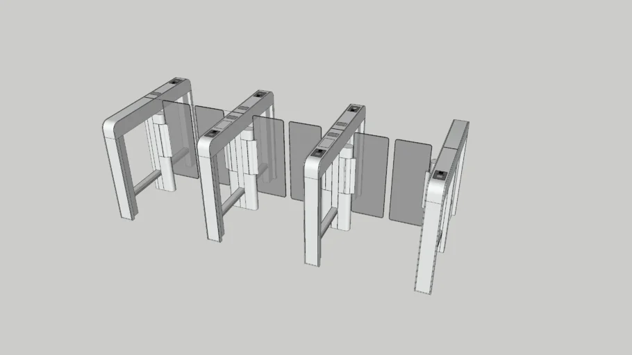 Dormakaba Turnstile Agus-40 | 3D Warehouse