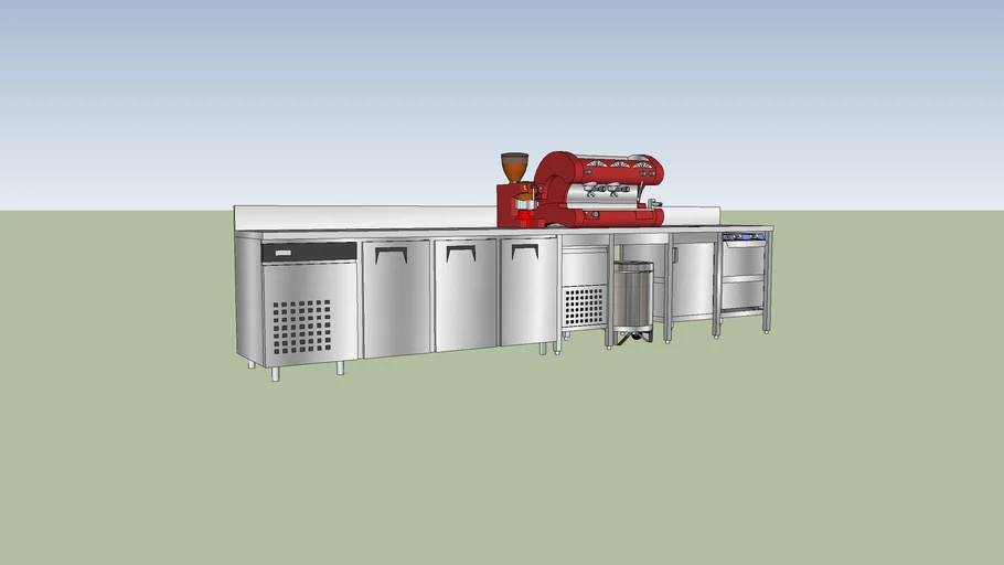 WORK BAR TABLE | 3D Warehouse