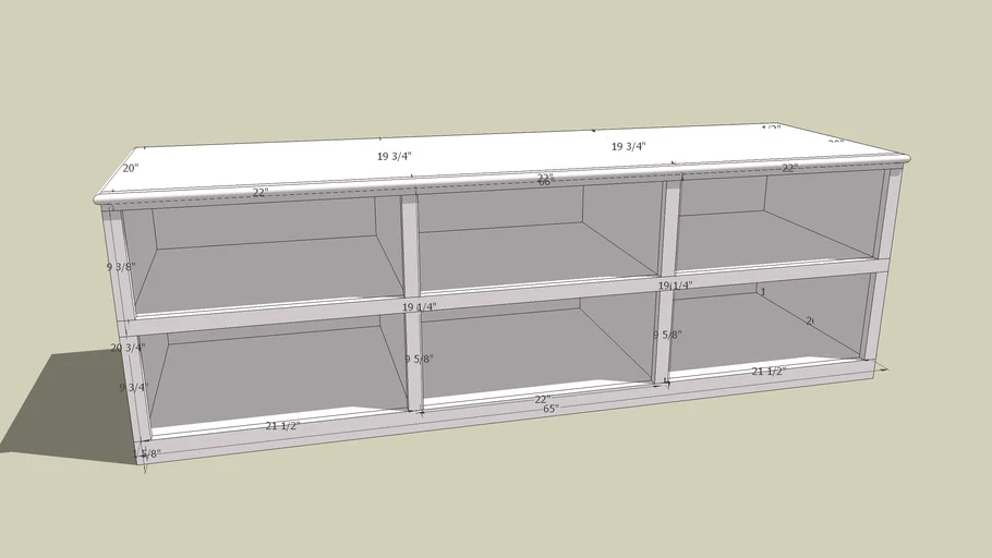 Window Bench | 3D Warehouse