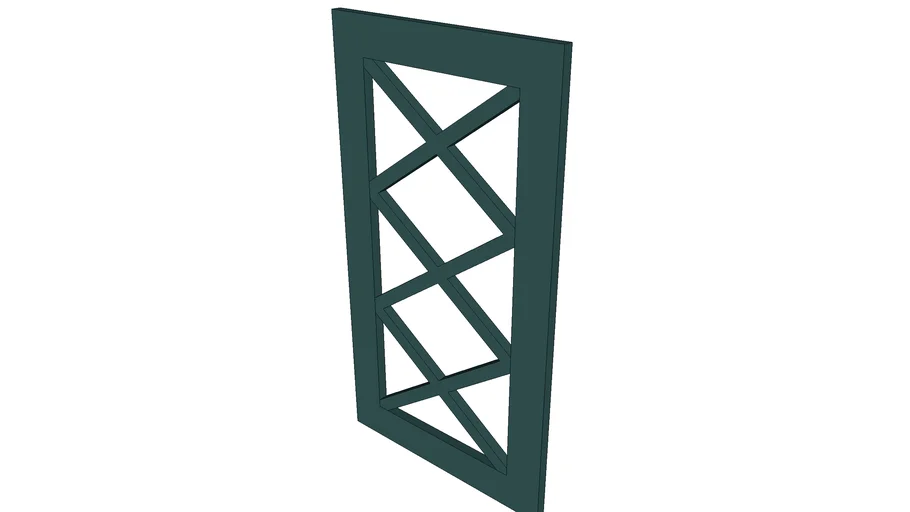 Triple X Mullion Door | 3D Warehouse