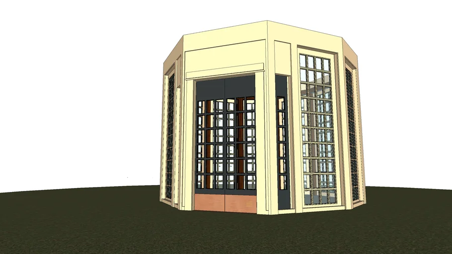 Entry to storefront | 3D Warehouse