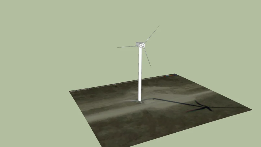Buffalo Gap Wind Farm Turbine | 3D Warehouse