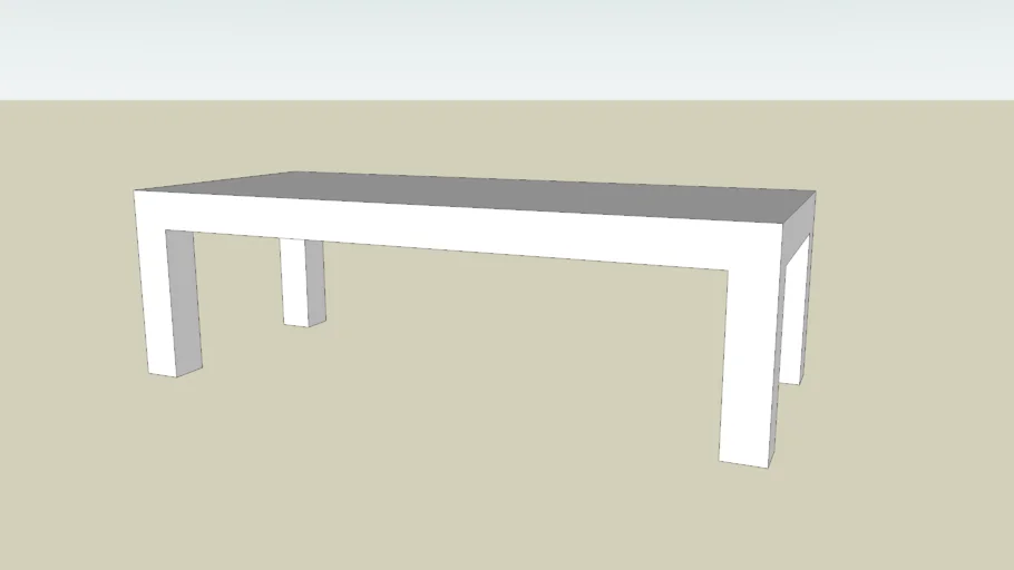 Box Livingroom Table | 3D Warehouse