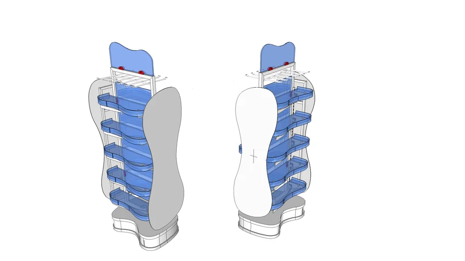 glass rack | 3D Warehouse
