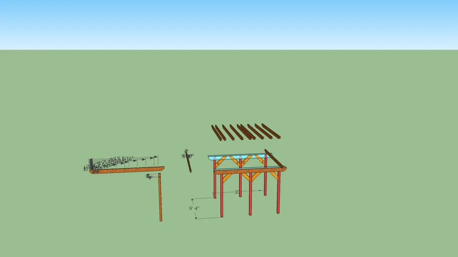 Zack's Pergola 3.0 | 3D Warehouse