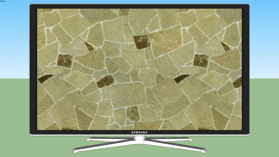 Samsung 3D LED HDTV Series 8 with Stand | 3D Warehouse