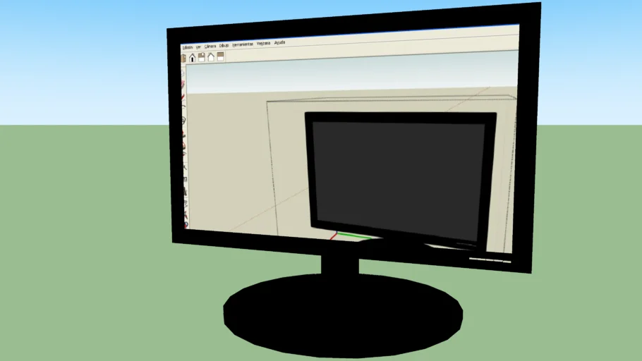 17' pc monitor | 3D Warehouse
