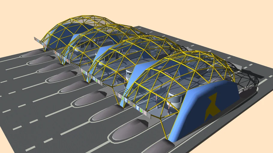 Toll booths | 3D Warehouse