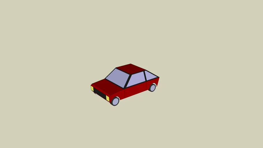 Simple Car Sketchup