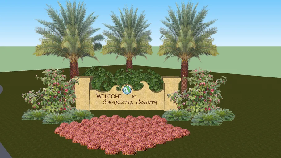Welcome sign | 3D Warehouse