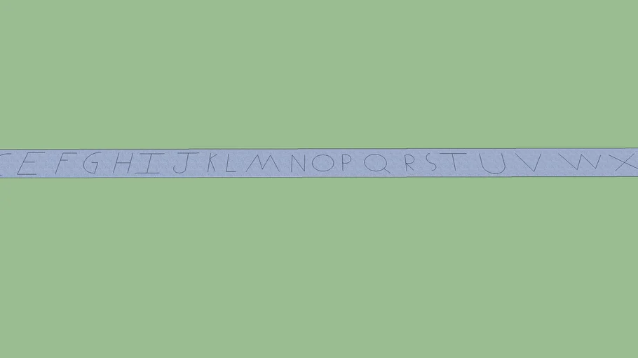 ABC List for teachers | 3D Warehouse