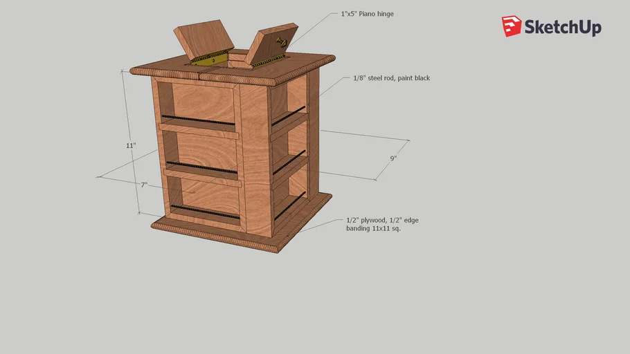 Essential Oils Storage Container | 3D Warehouse