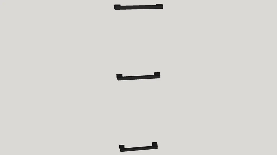 group of drawer pulls | 3D Warehouse