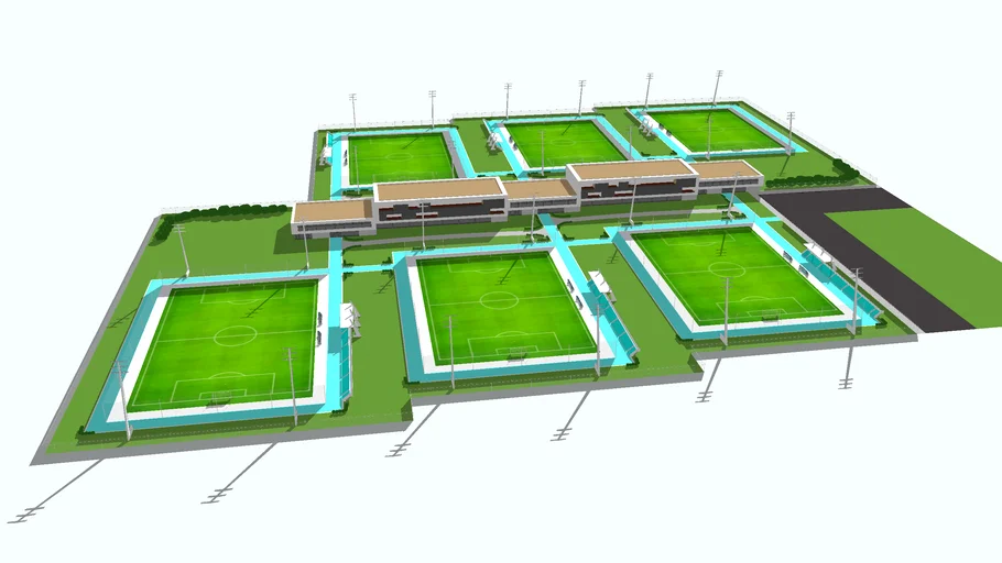 Football Training Ground | 3D Warehouse