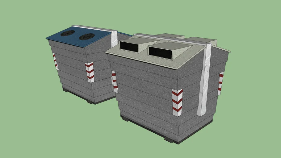 Differentiated garbage bucket | 3D Warehouse