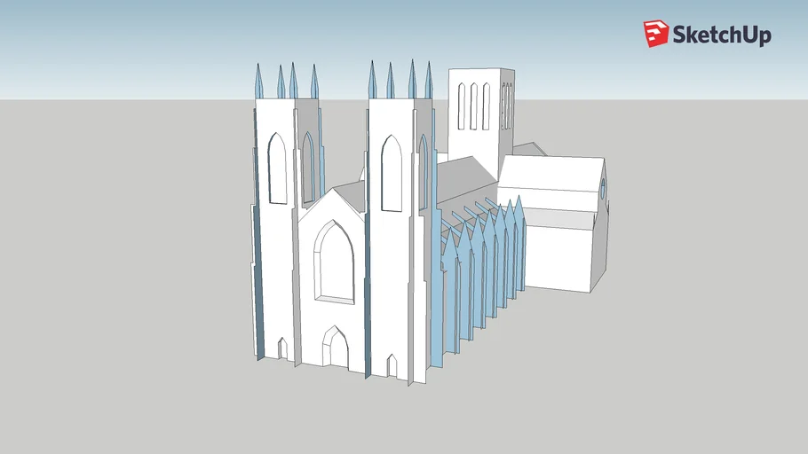 Simple British cathedral | 3D Warehouse