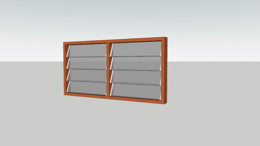 louver window | 3D Warehouse