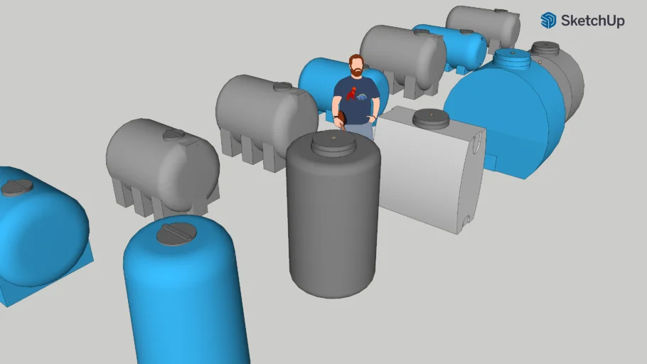 Water Tanks | 3D Warehouse