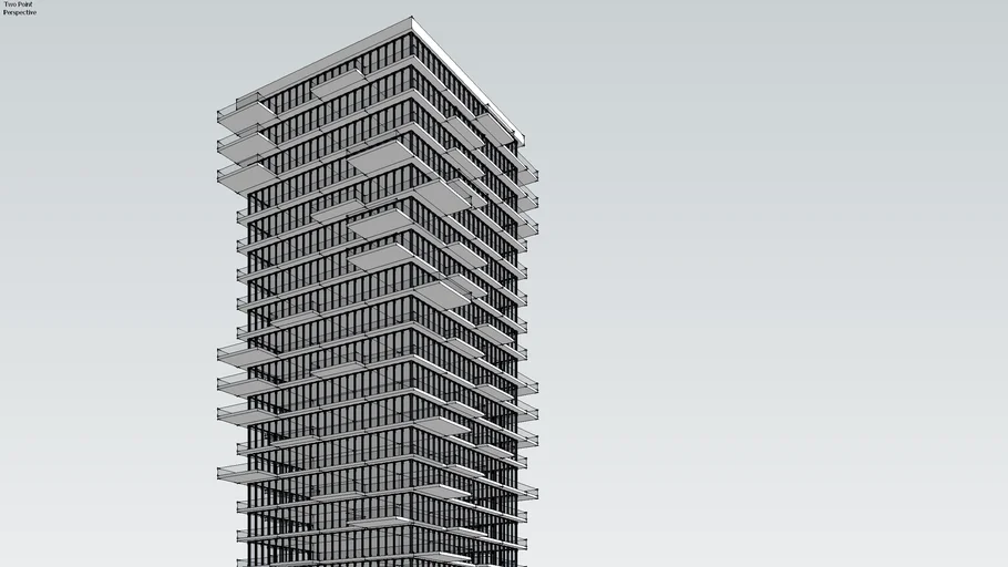 Simple skyscraper | 3D Warehouse