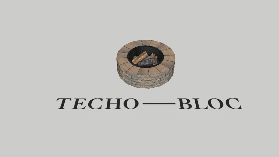 Techo-Bloc - Valencia Fire Pit - SANDLEWOOD | 3D Warehouse