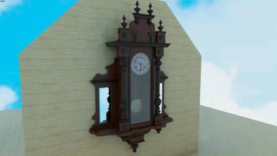 Old Style Pendulum Clock | 3D Warehouse