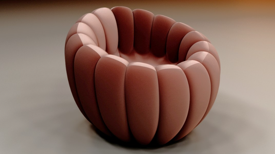 Pumpkin Chair | 3D Warehouse