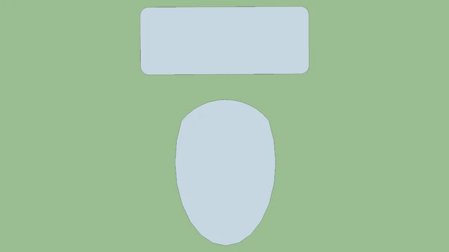 Toilet 2D | 3D Warehouse