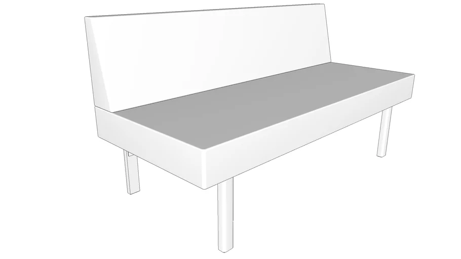 Homework - Sofa (straight) by Les Basic | 3D Warehouse