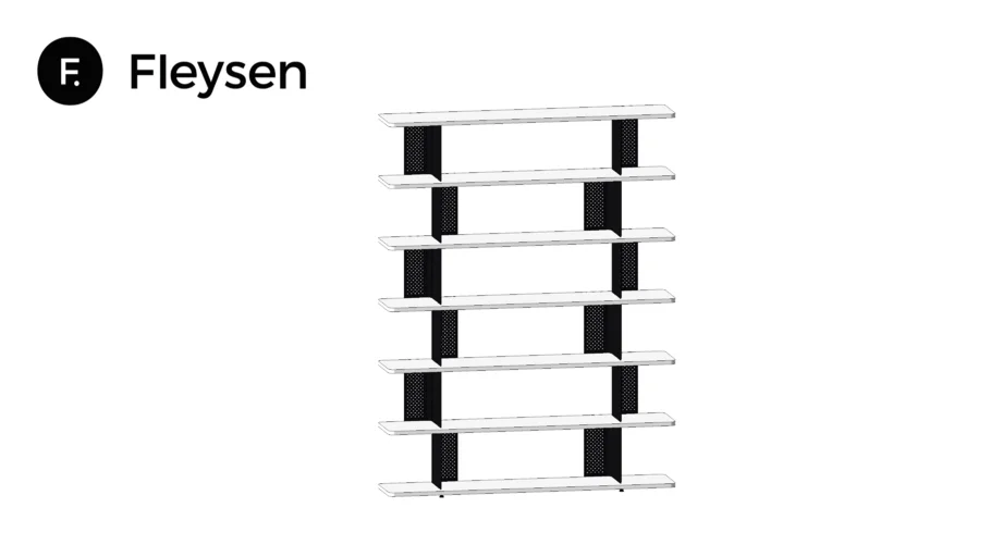 Fleysen Bookshelf #1817 M | 3D Warehouse