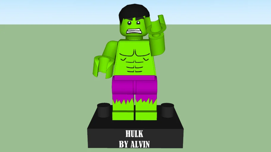 lego hulk | 3D Warehouse