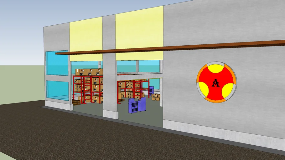 Service Garage or Warehouse | 3D Warehouse