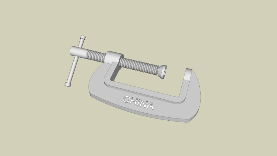 2' C clamp | 3D Warehouse
