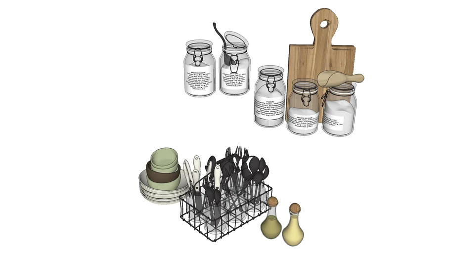 Kitchen utensils | 3D Warehouse
