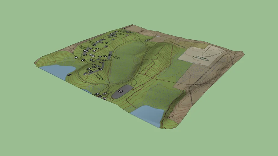 FDR Topographic Map | 3D Warehouse