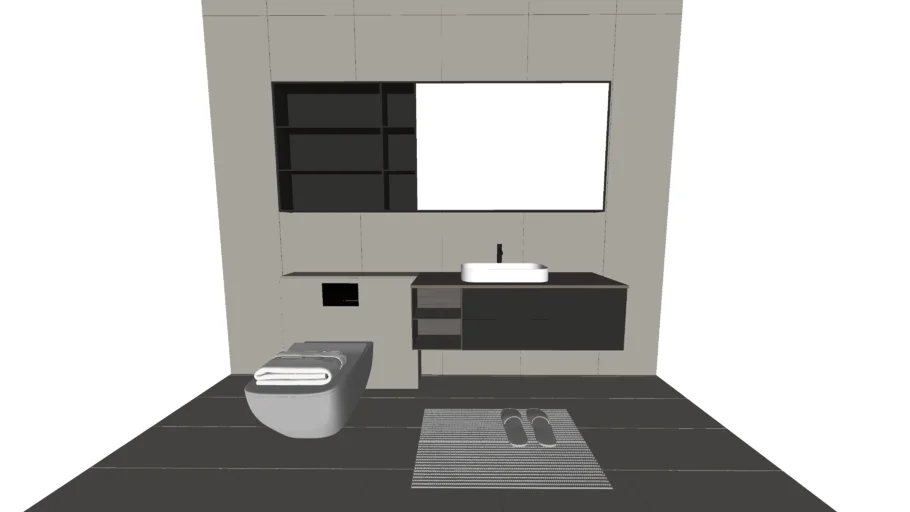 Modern Bathroom | 3D Warehouse