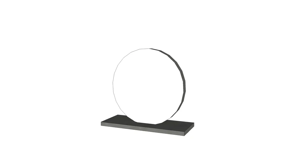 IPSC 20cm Metal Plate Round | 3D Warehouse