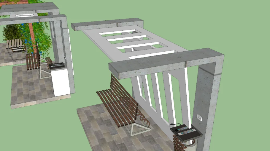bus stop | 3D Warehouse