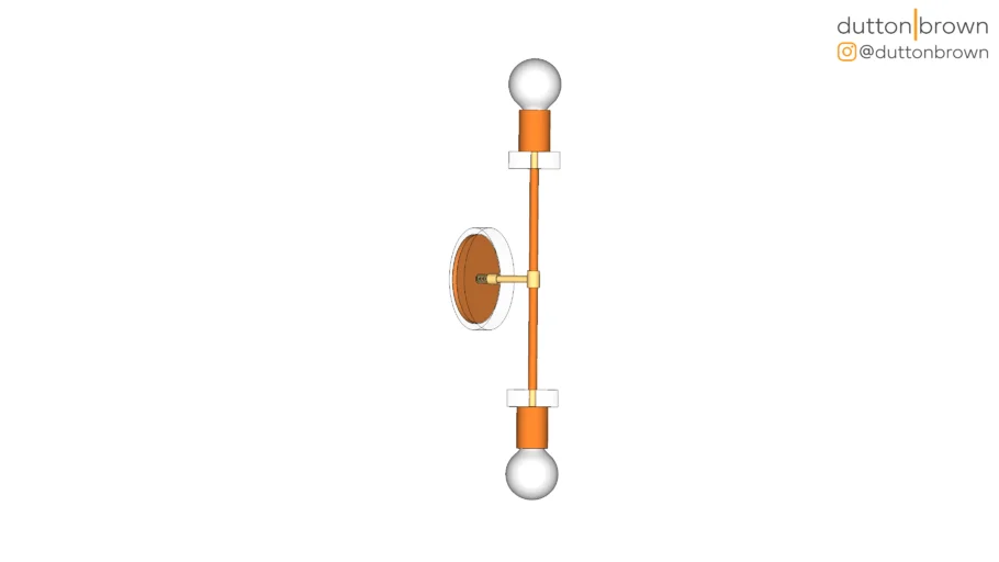 Color Bianca Sconce 20' - Dynamic Options by Dutton Brown | 3D Warehouse