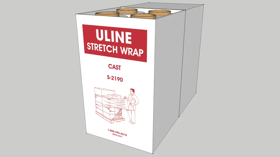 Warehouse Supplies Cast Stretch Wrap | 3D Warehouse