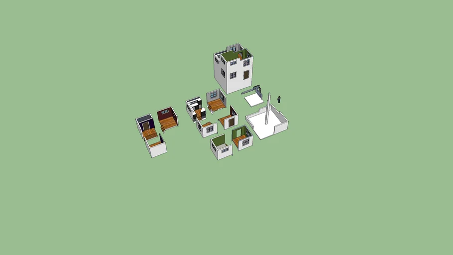 Small Modern House | 3D Warehouse