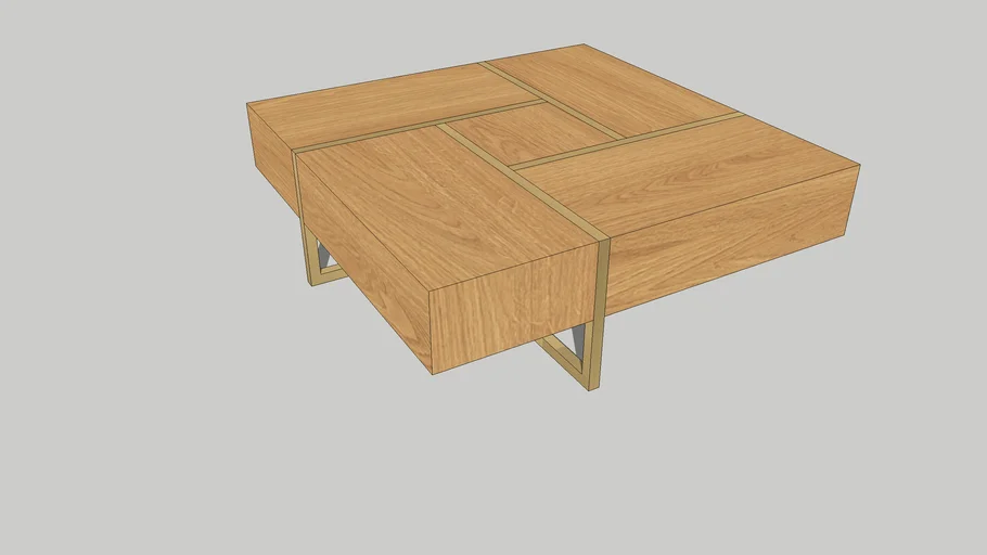 low living room table | 3D Warehouse