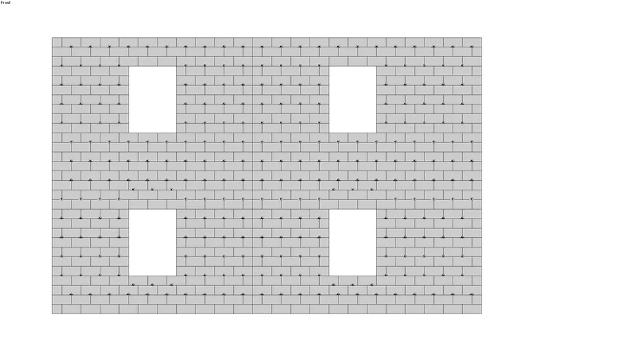 32 Veneer anchor spacing | 3D Warehouse