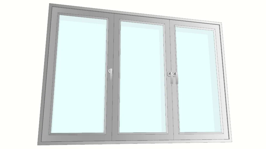 Window (Triple Frame) | 3D Warehouse