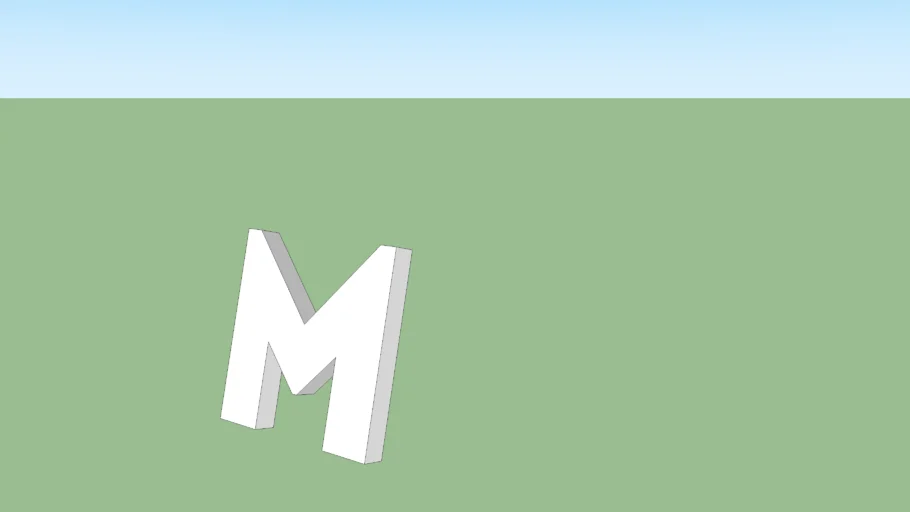 Letter M | 3D Warehouse