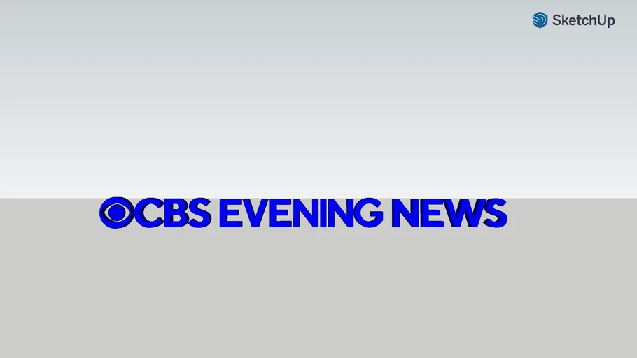 CBS Evening News logo | 3D Warehouse