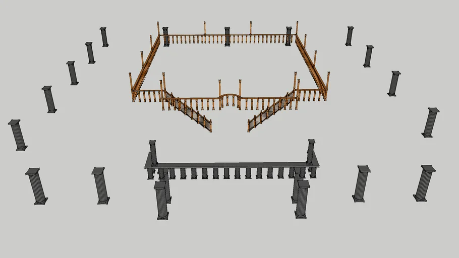 pillar set | 3D Warehouse