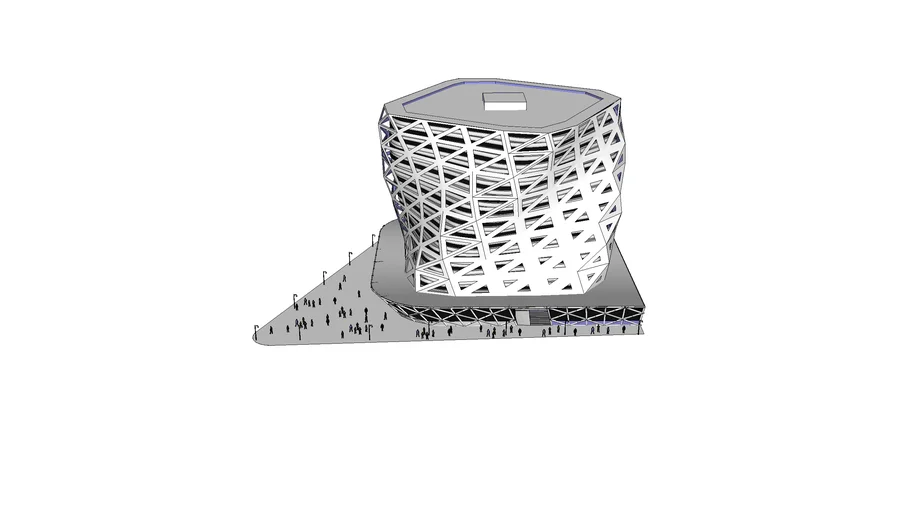 Chitgar Mixed Use Building/Residential-Commercial Building | 3D Warehouse